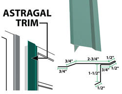 10' Rough Sawn Natural Cedar Astragal Trim at Menards®