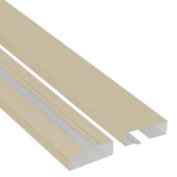 10' Light Stone Pro-Snap® Steel Vertical Siding Board & Batten Trim at ...
