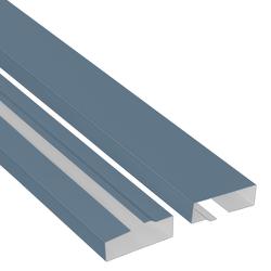 10' Slate Blue Pro-Snap® Steel Vertical Siding Board & Batten Trim at ...
