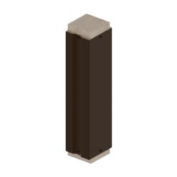 6 x 6 x 8' Brown Steel Post Cover at Menards®