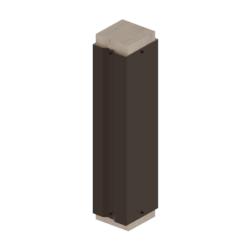 6 x 6 x 10' Burnished Slate Steel Post Cover at Menards®