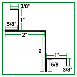 10' Burgundy Residential Steel Siding Corner Base at Menards®