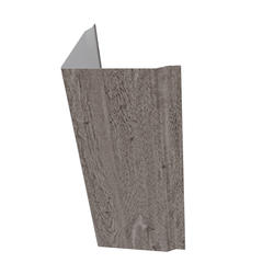 10' Rough Sawn Gray Cedar Steel Corner & Gable Trim at Menards®