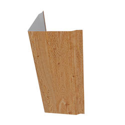 12' Rough Sawn Natural Cedar Steel Corner & Gable Trim at Menards®