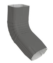 Premium Pro-Steel® 3" x 4" Matte Dover Gray "A" Front Gutter Elbow at ...