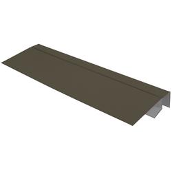 12' Matte Smoky Sable Colored Steel J-Trim with F-Channel (Large) at ...