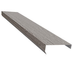 12' 3" Rough Sawn Gray Cedar Steel Fascia Cap at Menards®