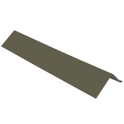 1-3/4" x 1-3/4" x 10' Bronze Steel Roof Edging- Gutter Apron at Menards®