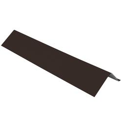 1-3/4" x 1-3/4" x 10' Brown Steel Roof Edging- Gutter Apron at Menards®