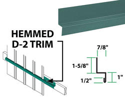 10' Burnished Slate Steel Hemmed D-2 Trim at Menards®
