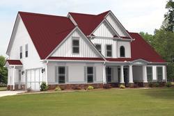 36" Pro-Rib® Colonial Red Steel Panel at Menards®