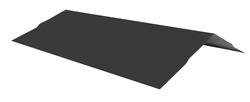 10' Charcoal Black Steel Universal Ridge Cap at Menards®