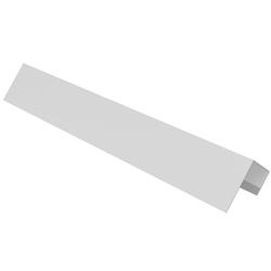 10' White Steel J-Trim at Menards®