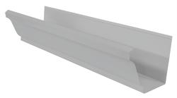 Pro-Steel 6" x 12' White K- Style Steel Gutter at Menards®