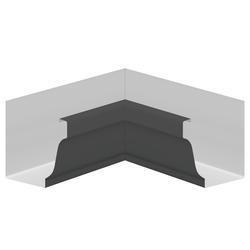 Premium Pro-Steel® 6" Matte Knight's Armor Gutter Inside Corner at Menards®