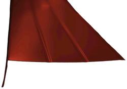 12' Colonial Red Steel L-6 Fascia at Menards®