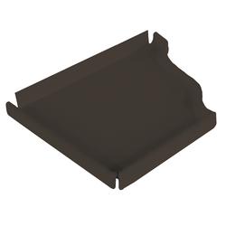 Premium Pro-Steel® 6" Burnished Slate Gutter Left End Cap at Menards®