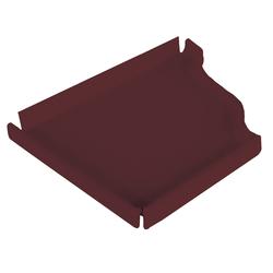 Premium Pro-Steel® 6" Colonial Red Gutter Left End Cap at Menards®