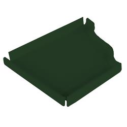 Premium Pro-Steel® 6" Emerald Green Gutter Left End Cap at Menards®
