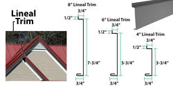 8" x 10' Matte Sandy Clay Residential Steel Siding Lineal Trim at Menards®