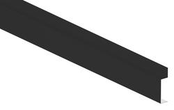 4" x 10' Charcoal Black Residential Steel Siding Lineal Trim at Menards®