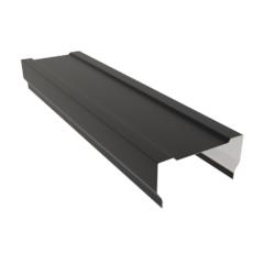 4 x 4 x 10' Midnight Black Steel Post Cover at Menards®
