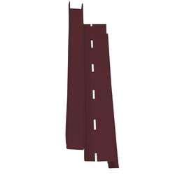 10' Colonial Red Residential Steel Siding Corner Base at Menards®