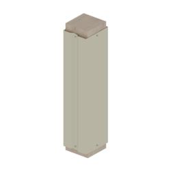 6 x 6 x 10' Pinewood Steel Post Cover at Menards®