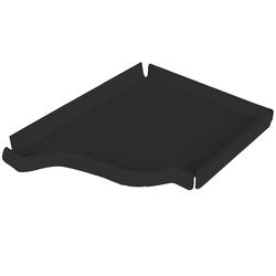 Premium Pro-Steel® 6" Charcoal Black Gutter Right End Cap at Menards®