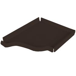 Premium Pro-Steel® 6" Brown Gutter Right End Cap at Menards®