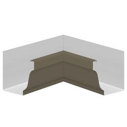 Premium Pro-Steel® 6" Matte Smoky Sable Gutter Inside Corner at Menards®