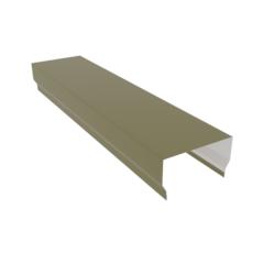 6 x 6 x 8' Matte Smoky Sable Steel Post Cover at Menards®