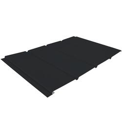 16" x 12' Midnight Black Steel Solid Soffit at Menards®