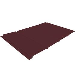 16" x 12' Colonial Red Steel Solid Soffit at Menards®