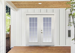 10' Matte Dover Gray Pro-Snap® Steel Vertical Siding Board & Batten ...