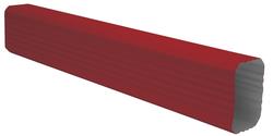 Premium Pro-Steel® 3" x 4" x 10' Brite Red Gutter Downspout at Menards®