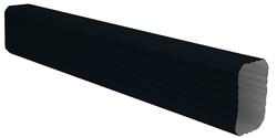Premium Pro-Steel® 3" x 4" x 10' Midnight Black Gutter Downspout at ...