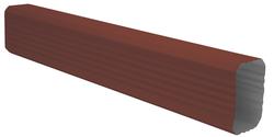 Premium Pro-Steel® 3" x 4" x 10' Red Gutter Downspout at Menards®