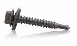 Pro-Grip #12 x 1-1/2" Hex Drive Ash Gray Self-Drilling Screw - 1 lb. at ...