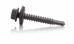 Pro-Grip #12 x 1-1/2" Hex Drive Light Gray Self-Drilling Screw - 1 lb ...