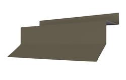 10' Matte Smoky Sable Steel Sliding Door Track Cover at Menards®
