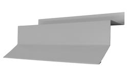 10' White Steel Sliding Door Track Cover at Menards®