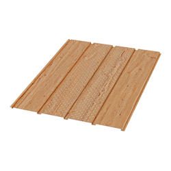 16" x 2 Rough Sawn Natural Cedar Steel Vented Soffit at Menards®