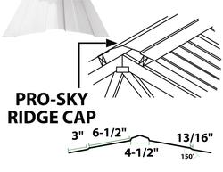 10' Pro-Sky White Ridge Cap at Menards®