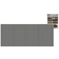 Premium Pro-Rib Matte Dover Gray Steel Panel 36" x 16" Sample at Menards®