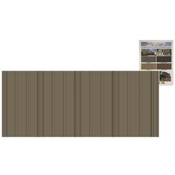Premium Pro-Rib Matte Smoky Sable Steel Panel 36" x 16" Sample at Menards®