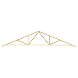 32' Residential Common Truss 4/12 Pitch 62# at Menards®