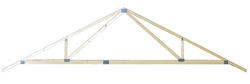 24' Spreadweb Residential Roof Truss 6/12 Pitch 87# at Menards®