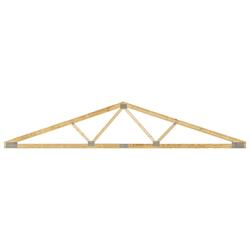 28' Post Frame Roof Truss 4/12 Pitch 35# at Menards®