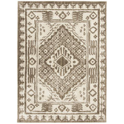 Natco Home™ Mirage Border Cream/Beige 24" x 3' Area Rug at Menards®